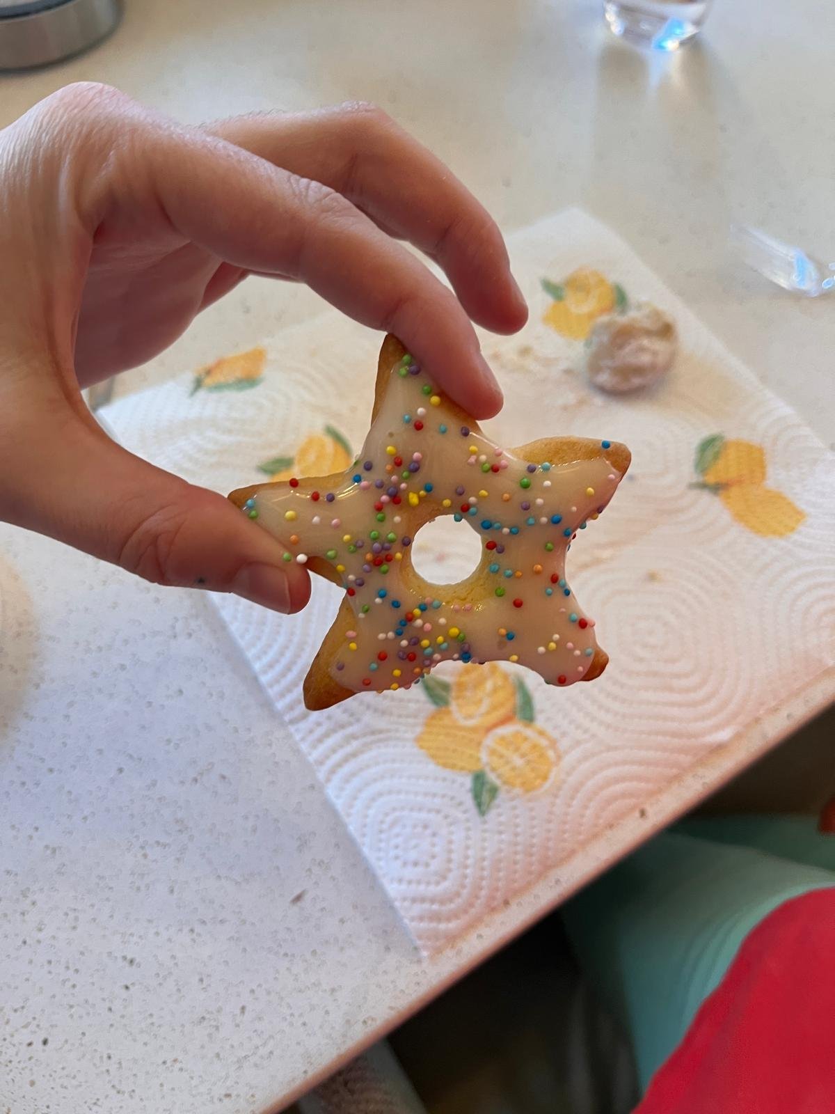 Frosted Sugar Star Cookies (Gluten-Free, Soy-Free, Dairy-Free) | easy ...