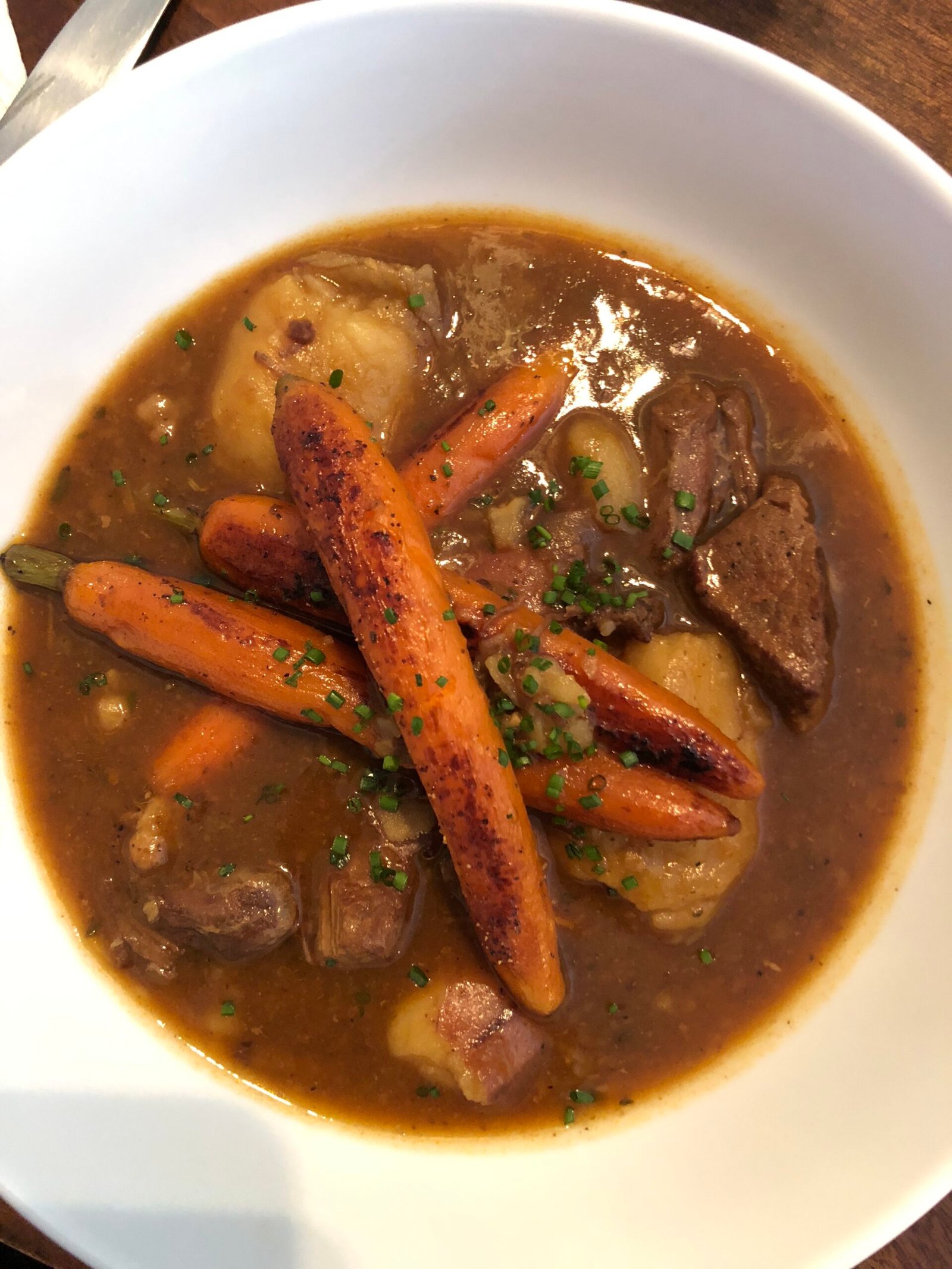 Hearty Gluten-Free Beef Stew with Roasted Carrots | easy gluten-free ...